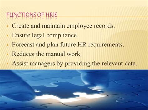 Human Resource Information System Hris Pptx