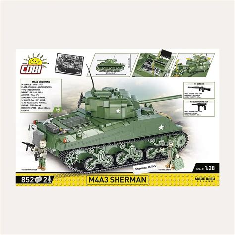 Char Sherman M4a3 Cobi 852 Pièces Réf 2570