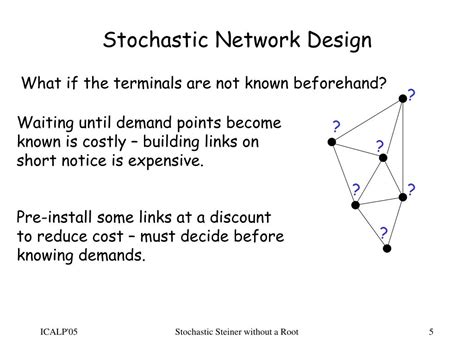 Ppt Stochastic Steiner Trees Without A Root Powerpoint Presentation