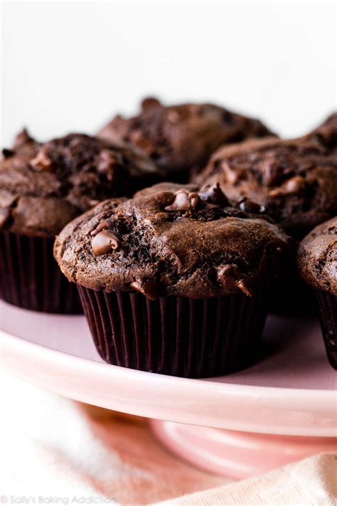 Double Chocolate Muffins Sally S Baking Addiction Artofit