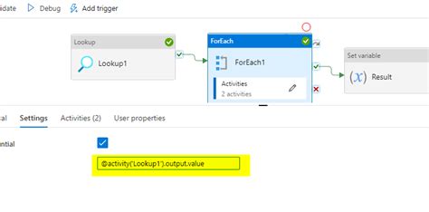 azure data factory lookup activity filtering azure table storage query with in operator