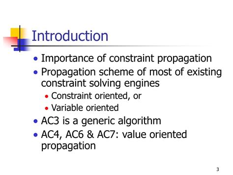 Ppt Refining The Basic Constraint Propagation Algorithm Powerpoint