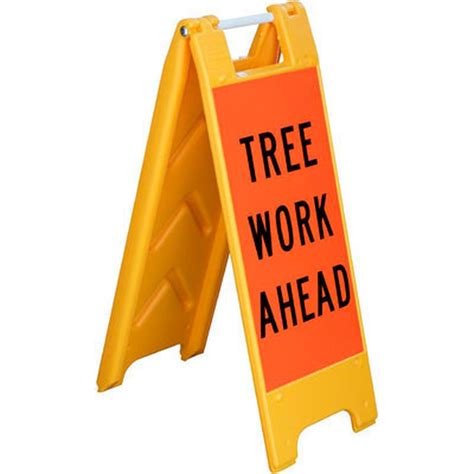 Sherrill Tree Tree Work Ahead Sign One Side Stripe Thefire Safetyshop Com