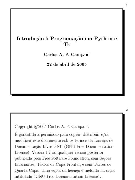 introducao a programacao em python e tk pdf pdf classe programação