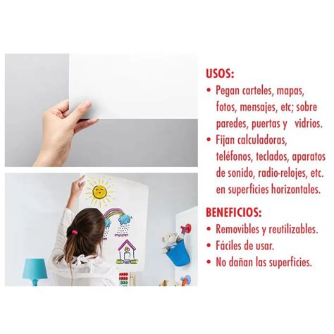 Cuadritos Adhesivos Pritt Tak Removibles Blanco 35g Multiusos He