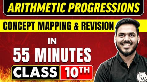 Arithmetic Progressions In 55 Minutes Maths Chapter 5 Class 10th Cbse Board Youtube