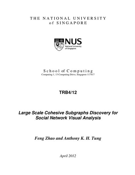 pdf large scale cohesive subgraphs discovery for social network