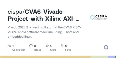 github cispa cva6 vivado project with xilinx axi ethernet vivado 2023 2 project built around