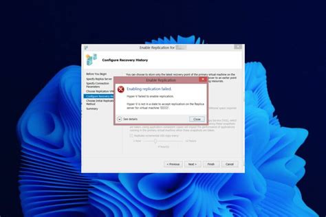 Fix Hyper V Is Not In A State To Accept Replication