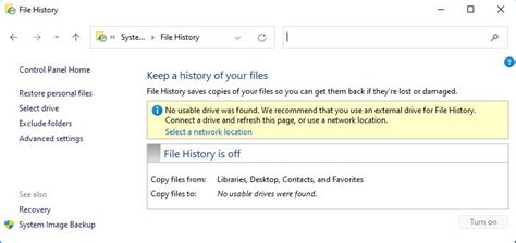 How To Use File History In Windows A Comprehensive Guide