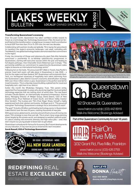 Issue 1002 Lakes Weekly Bulletin