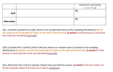 Solved Q Hypothesis Testing With A Z Test Points Chegg