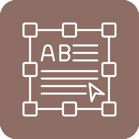 premium vector text field icon