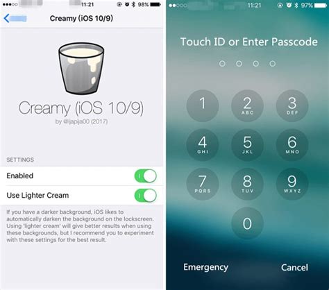 Creamy Bring Ios 11 Passcode Keypad Style To Ios 9ios 10 3utools