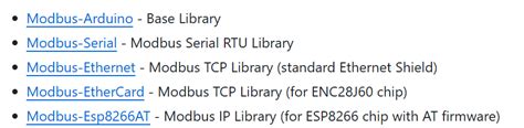 problemi con libreria modbus tcp software arduino forum