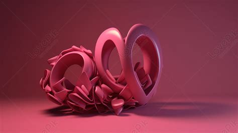 Engaging 3d Ring Animation On A Vibrant Pink Background Anime Backgrounds 3d Animation
