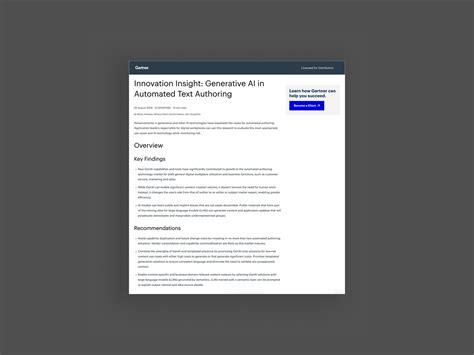 Innovation Insight Generative Ai In Automated Text Authoring Templafy