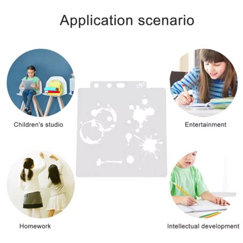 Modelli Di Disegno Modelli Da Colorare Stencil Da Dipingere Spruzzare Scavo Eur 3 99 Picclick It