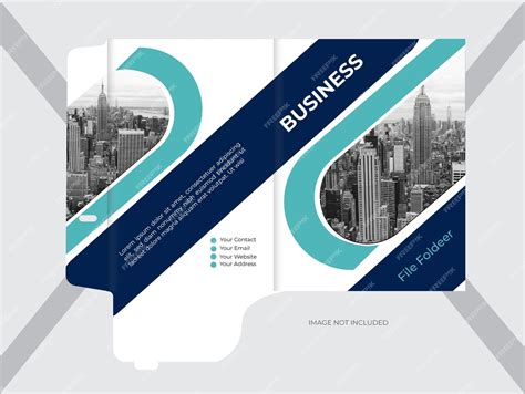 Premium Vector Official File Folder Design Template