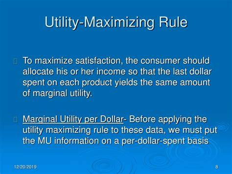 ppt consumer behavior and utility maximization powerpoint presentation