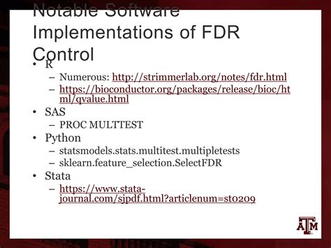 The False Discovery Rate An Overview Pptx