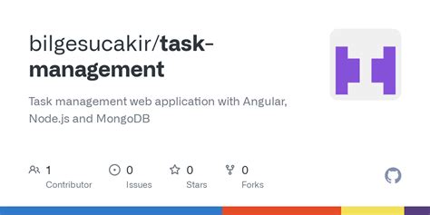 GitHub Bilgesucakir Task Management Task Management Web Application