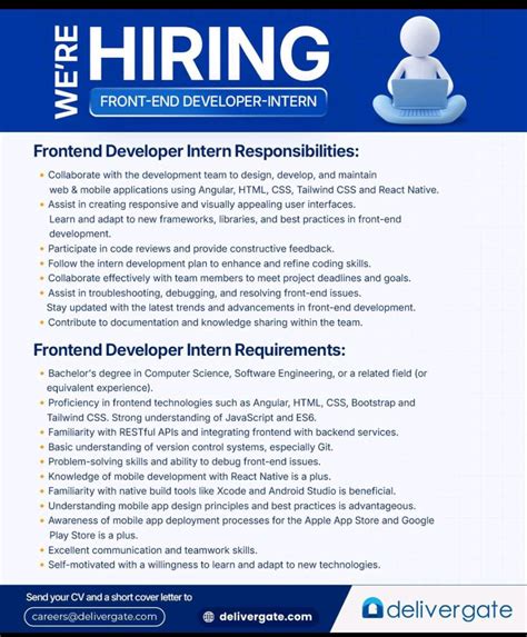 Font End Developer C Wpf Go Lang Internship Product Officer