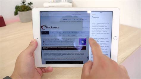 Hands On With IOS 9 S New IPad Multitasking Feature MacRumors
