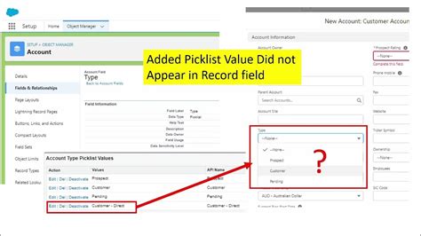 Salesforce Newly Added Picklist Not Appear In Record Youtube