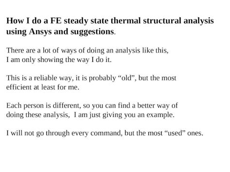 Ppt Ansys Thermal Tutorial 1 Dokumen Tips