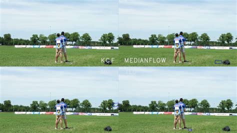 Test Of 4 Opencv Tracking Algorithms Tld Medianflow Mil Kcf Test07 Rc Heli Flight Youtube