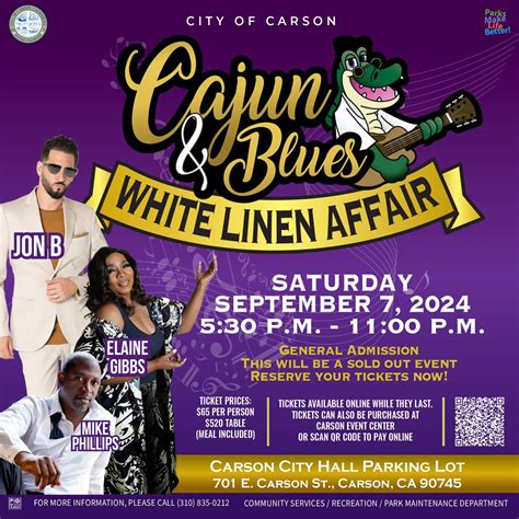 Save The Date Our Cajun And Blues City Of Carson Ca Facebook