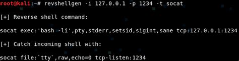 Github Cwinfosecrevshellgen Simple Script To Generate Commands To Achieve Reverse Shells