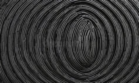 Close Up View Textured Surface With Repeating Pattern Concentric