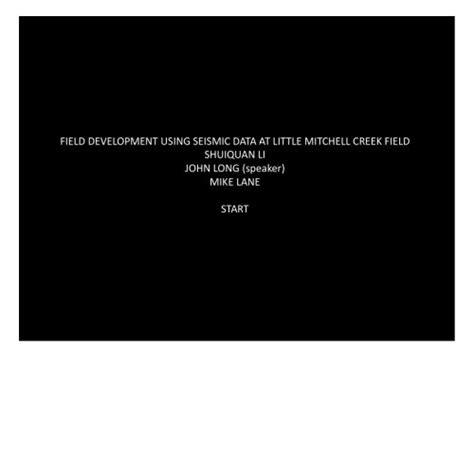 Field Development Using Seismic Data At Little Mitchell Creek Field
