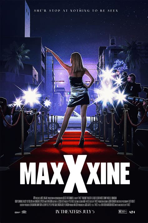 Maxxxine Poster By Jaime Ventura