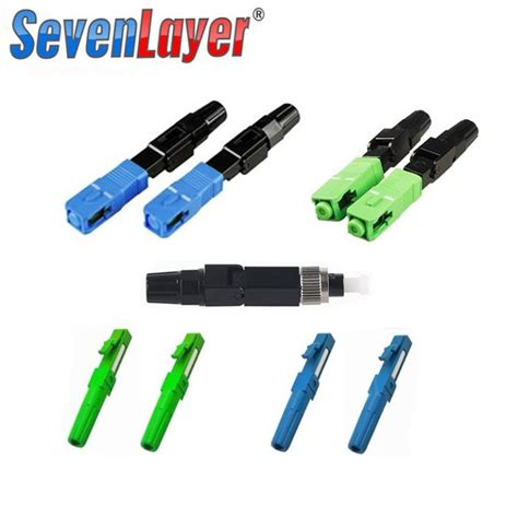 Pcs Sc Apc Sc Upc Lc Apc Lc Upc Fc Upc Fiber Optic Ftth Fast Connector Sc Apc Network