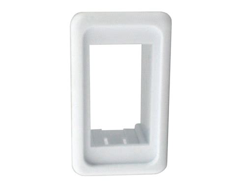 Rocker Switch Mounting Bracket Single White Carling Switches