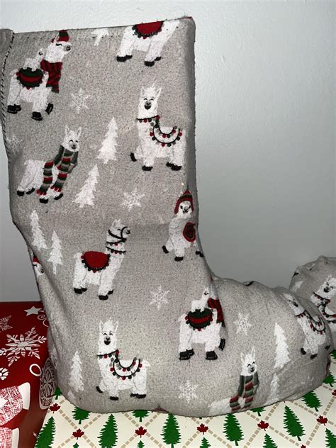 Thrift Store Fabric Made A Matching Tree Skirt And Stockings With A Special One For The Pup
