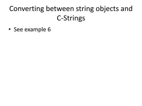 Ppt The Standard String Class Powerpoint Presentation Free Download