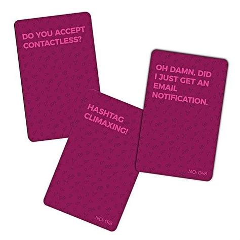 What Not To Say During Sex Cards Moss Danforth