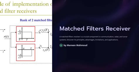 Matched Filters Receiver
