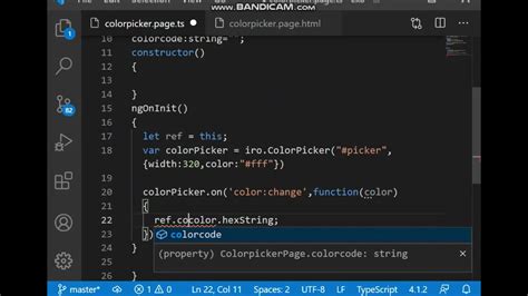 Adding Colorpicker In Ionic App Youtube