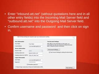 How To Set Up SBCGlobal Net Email ODP
