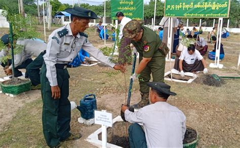 ဝမ်းတွင်းမြို့နယ်၌ မိုးရာသီသစ်ပင်စိုက်ပျိုးပွဲတော် ကျင်းပ Information And Public Relations