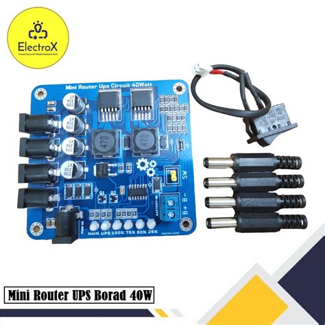 Mini Router UPS Circuit W ElectroXBD