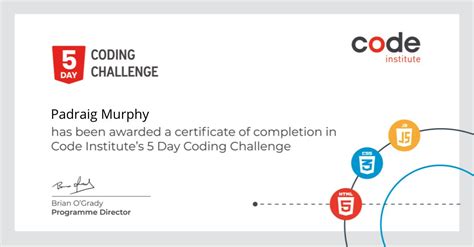 padraig murphy on linkedin webdesign codingchallenge coding upskilling