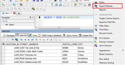 Toadda Sorgu Çıktılarını Export Dataset Excel Dosyası Veya Script