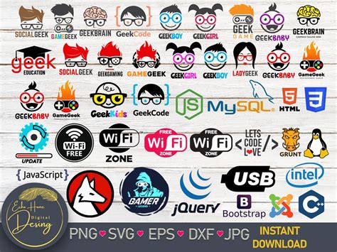 Programming Svg Bundle Developers Coders Programmers Hackers Geeks And Developper Svg