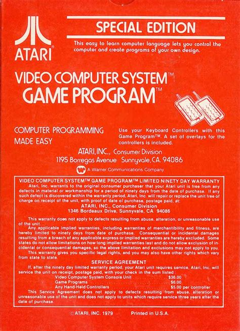 Atariage Atari 2600 Basic Programming Atari